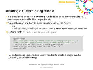 IBM Connections - Customizing and Extending | PPT