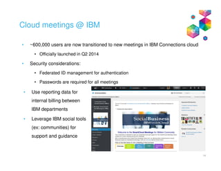 IBM Connections Meetings Cloud Overview | PPT