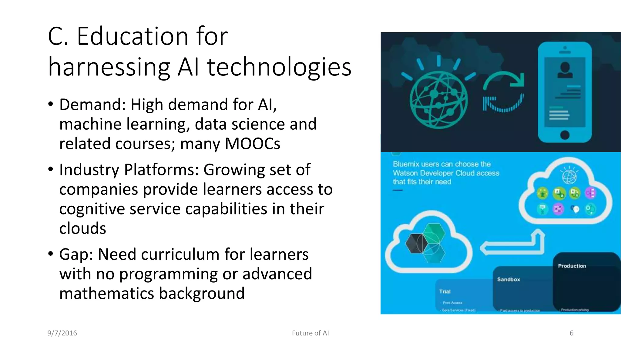 Ibm csoc response_future _ai 20160907 v5 | POTX | Technology Industry ...
