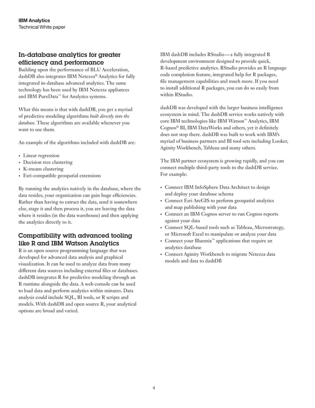 IBM Dash DB | PDF | Cloud Computing | Internet