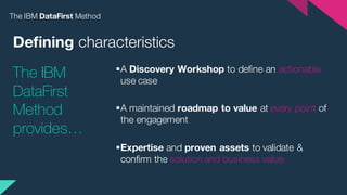 IBM DataFirst method & discovery workshop overview | PDF