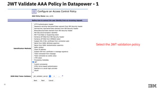 IBM Datapower Security Scenarios - Using JWT to secure microservices | PDF