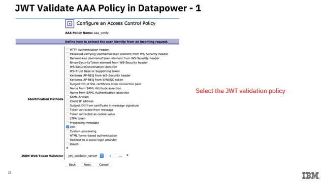 Ibm Datapower Security Scenarios Using Jwt To Secure Microservices Ppt 0241