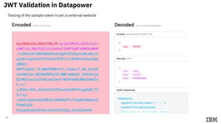 IBM Datapower Security Scenarios - Using JWT to secure microservices | PDF