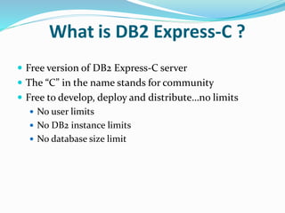 Ibm db2 case study | PPTX