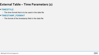 IBM Db2 11.5 External Tables | PPTX | Databases | Computer Software and ...
