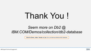 IBM Db2 11.5 External Tables | PPTX | Databases | Computer Software and Applications
