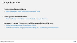 IBM Db2 11.5 External Tables | PPTX | Databases | Computer Software and Applications