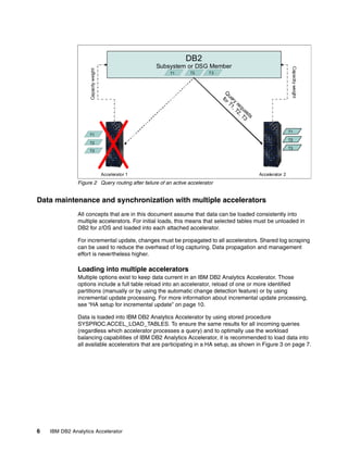 Ibm db2 analytics accelerator high availability and disaster recovery | PDF