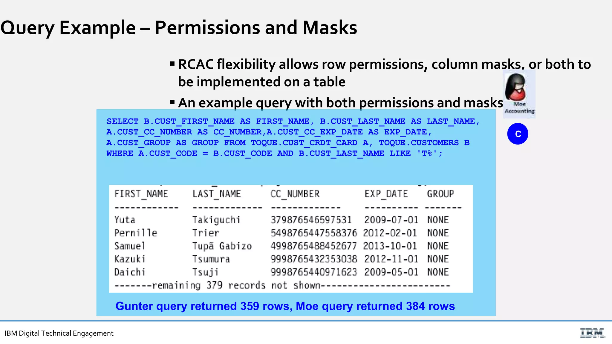 IBM db2 Row and Access Control & Masking (Enforcing Governance where the data resides) | PPTX