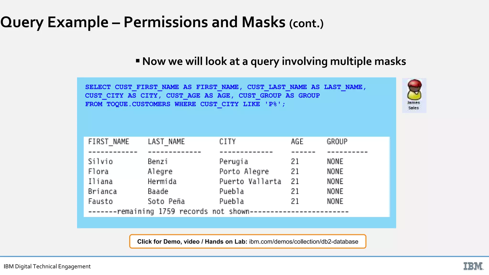 IBM db2 Row and Access Control & Masking (Enforcing Governance where the data resides) | PPTX