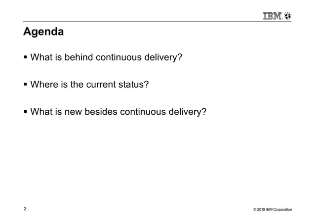 Ibm db2update2019 continuous delivery-update | PPT