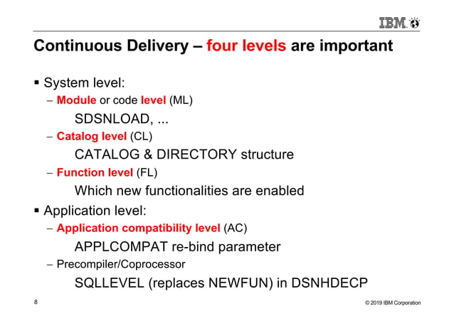 Ibm db2update2019 continuous delivery-update | PPT
