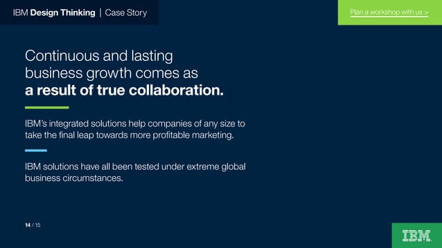 IBM Design Thinking Case Story | PDF | Business Operations | Business