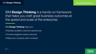 IBM Design Thinking Case Story | PDF