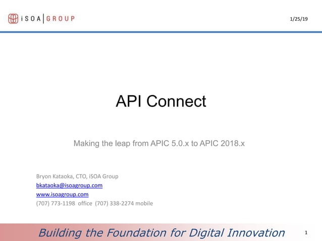 Migrating from IBM API Connect v5 to v2018 | PPT