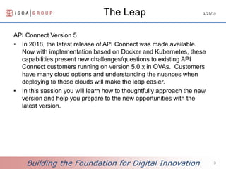 Migrating from IBM API Connect v5 to v2018 | PPT