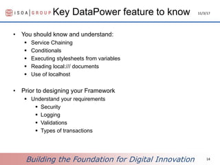 IBM DataPower Weekly Webcast - The Value of Datapower Frameworks - 11. ...