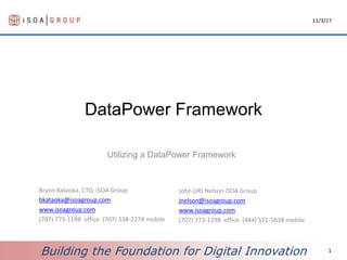 IBM DataPower Weekly Webcast - The Value of Datapower Frameworks - 11.03.17 | PPT