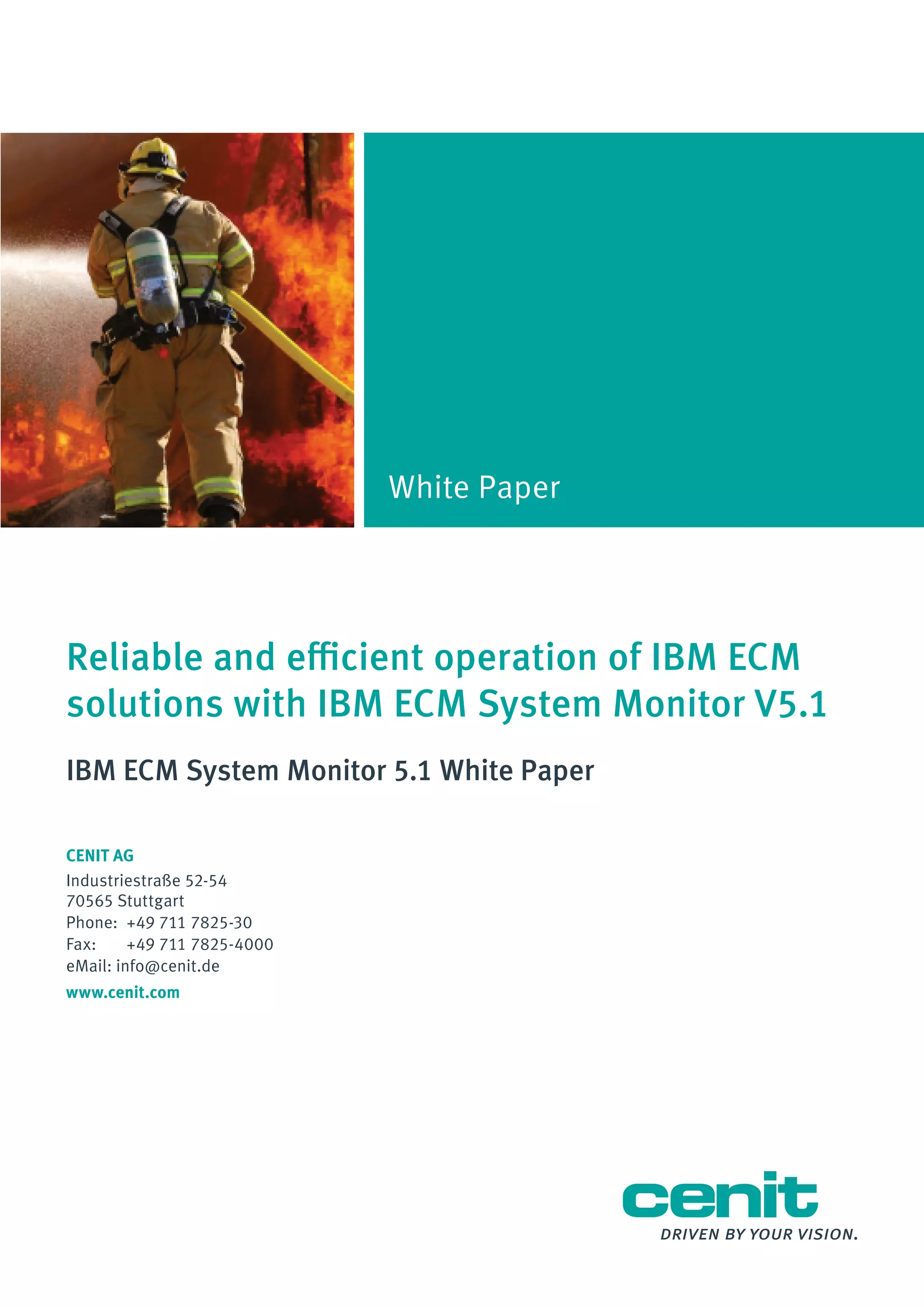 IBM ECM System monitor Whitepaper | PDF