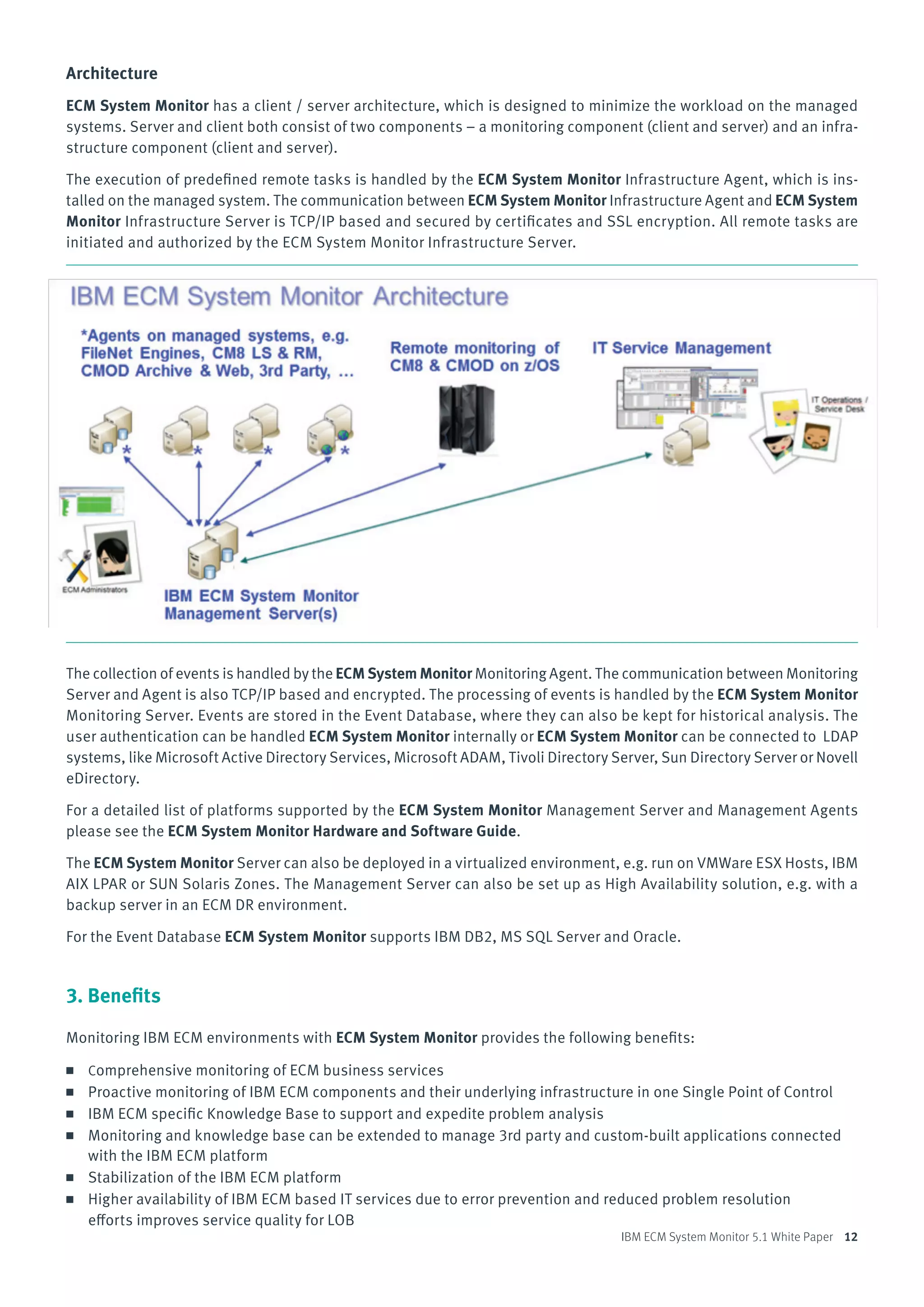 IBM ECM System monitor Whitepaper | PDF | Cloud Computing | Internet