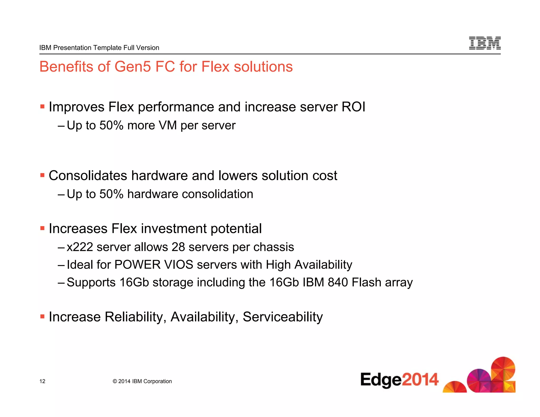 Flexing Network Muscle with IBM Flex System Fabric Technology | PPT