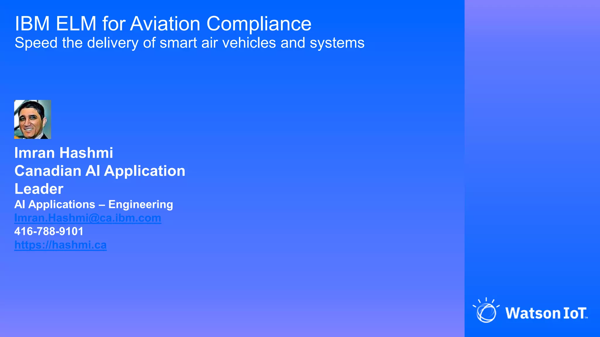 IBM ALM for aviation safety compliance aerospace | PPTX