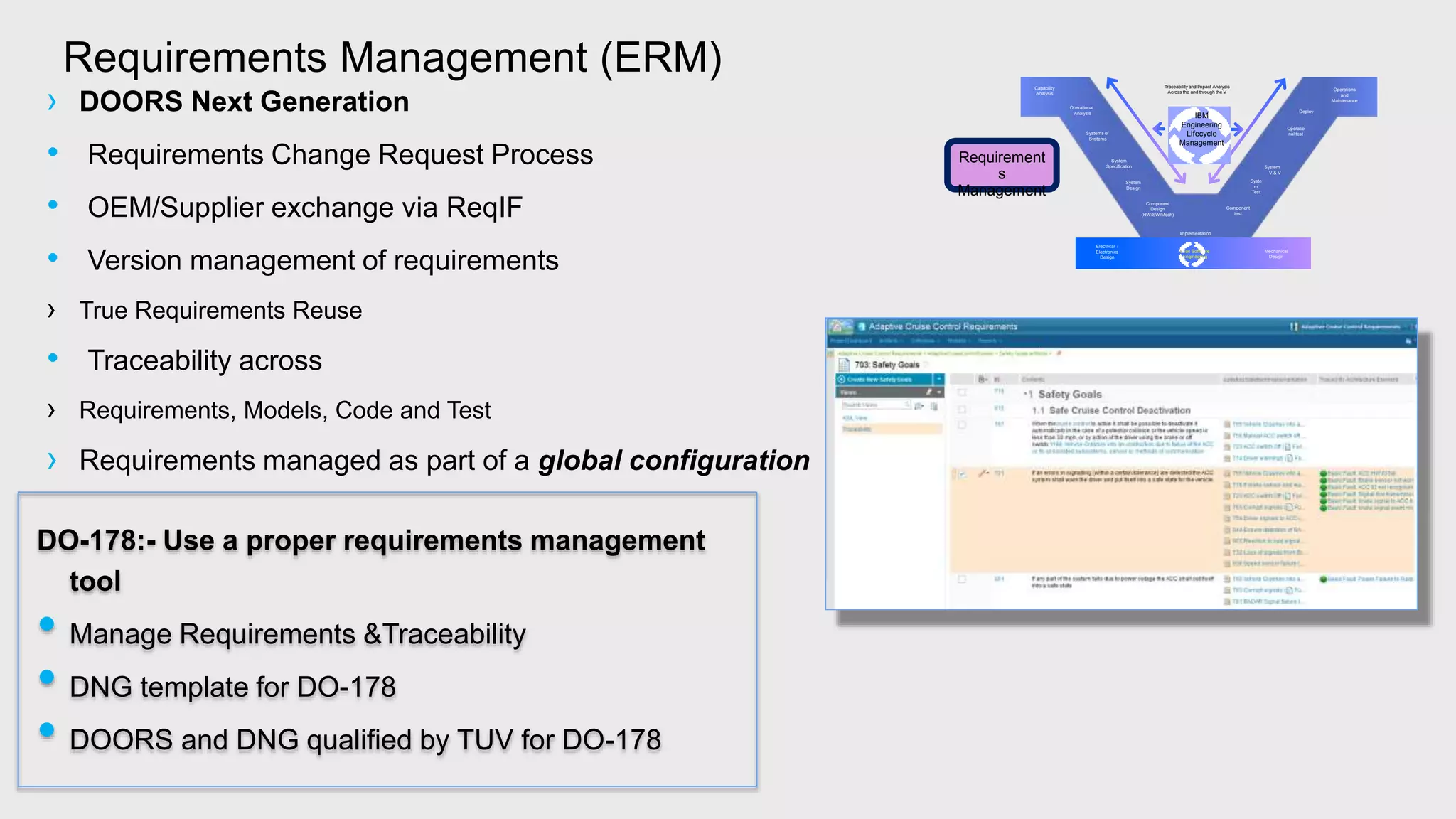 IBM ALM for aviation safety compliance aerospace | PPTX