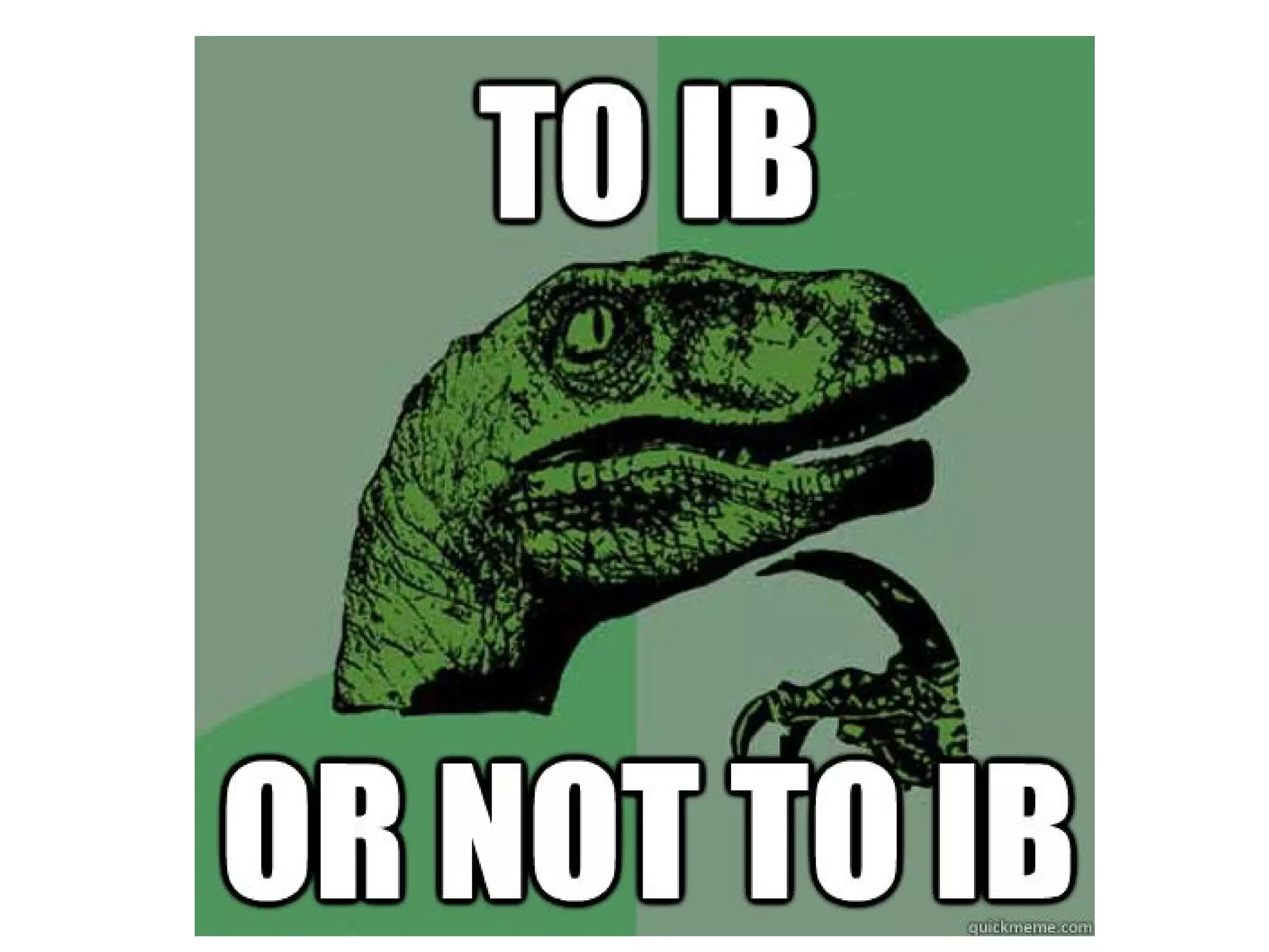 Ib meme presentation | POT
