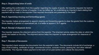 Export & Import - Procedure and Documentation | PPTX