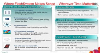 Flash Ahead: IBM Flash System Selling Point | PPTX