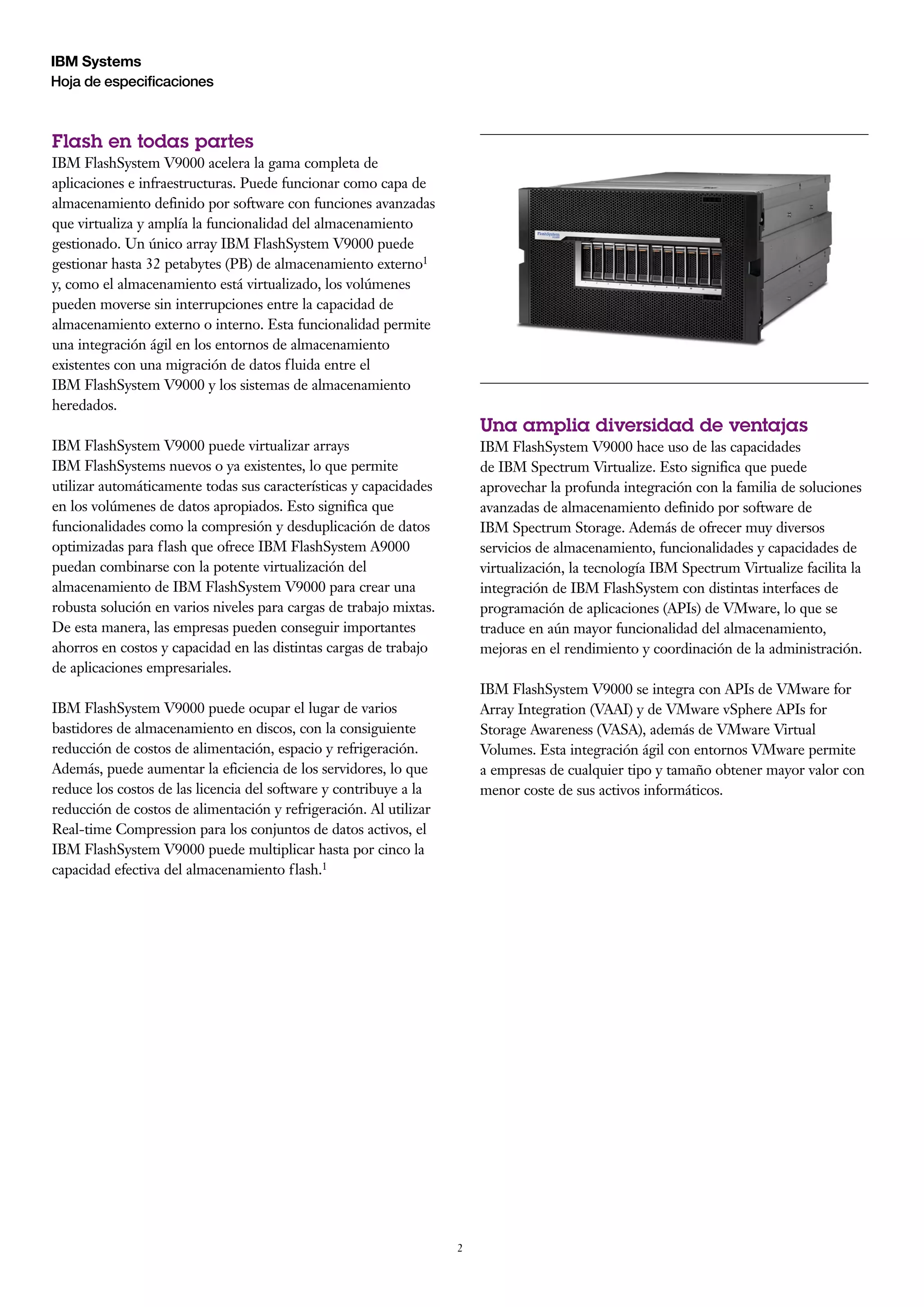 Ibm flash v9000 | PDF