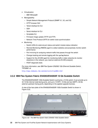 Ibm flex system and pure flex system network implementation with cisco systems | PDF