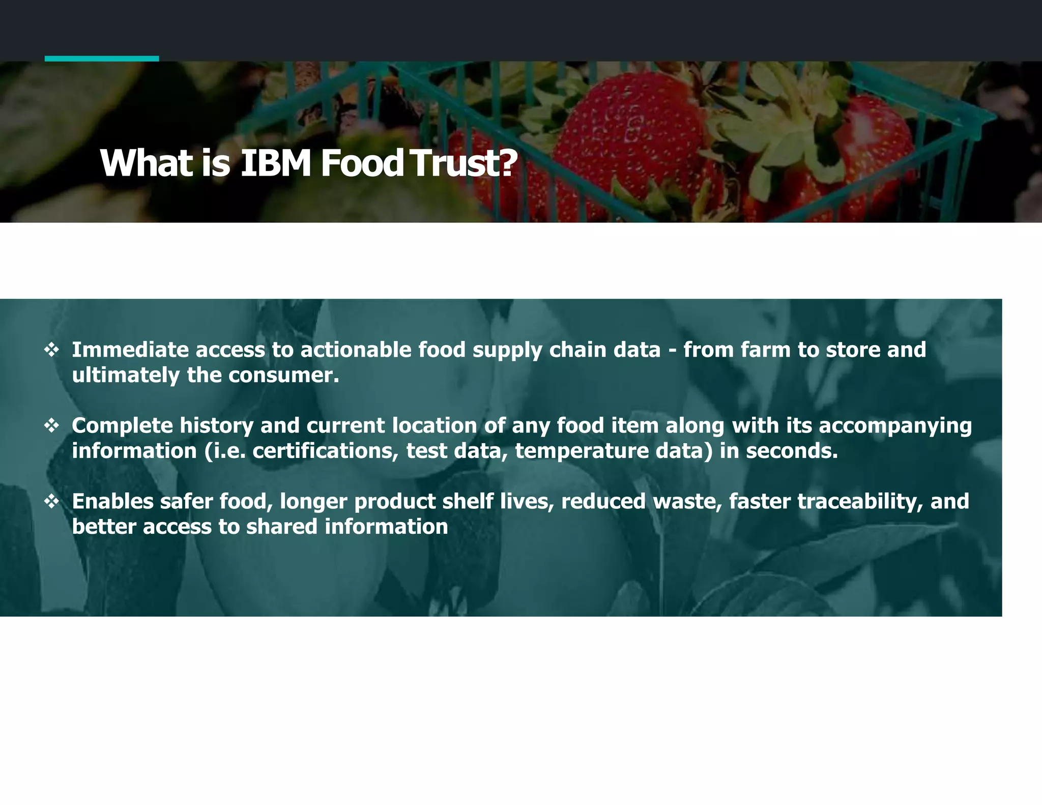 IBM Food Trust | PPTX