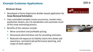 IBM Forms Experience Builder v8.6 | PPT
