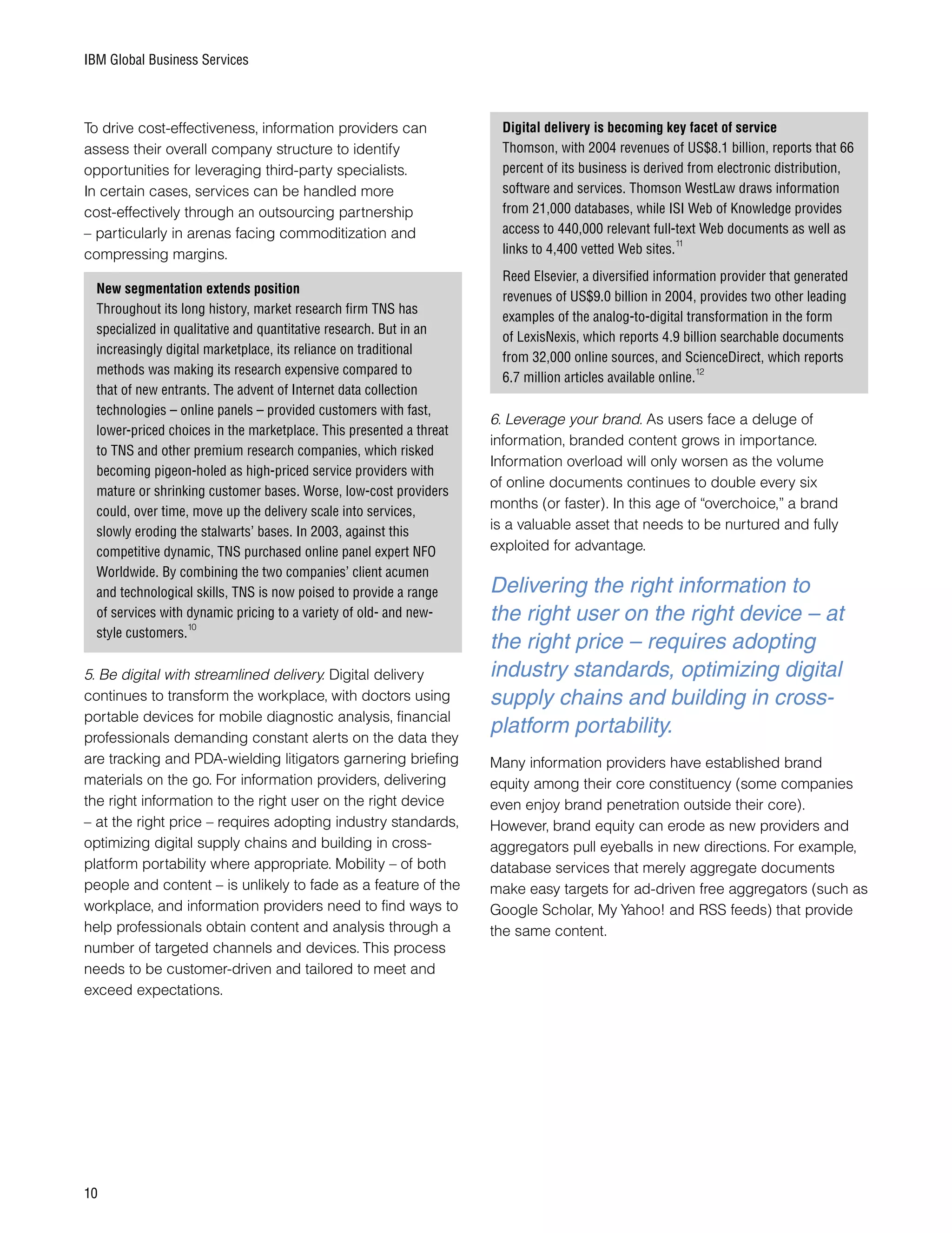 Ibm global business services | PDF