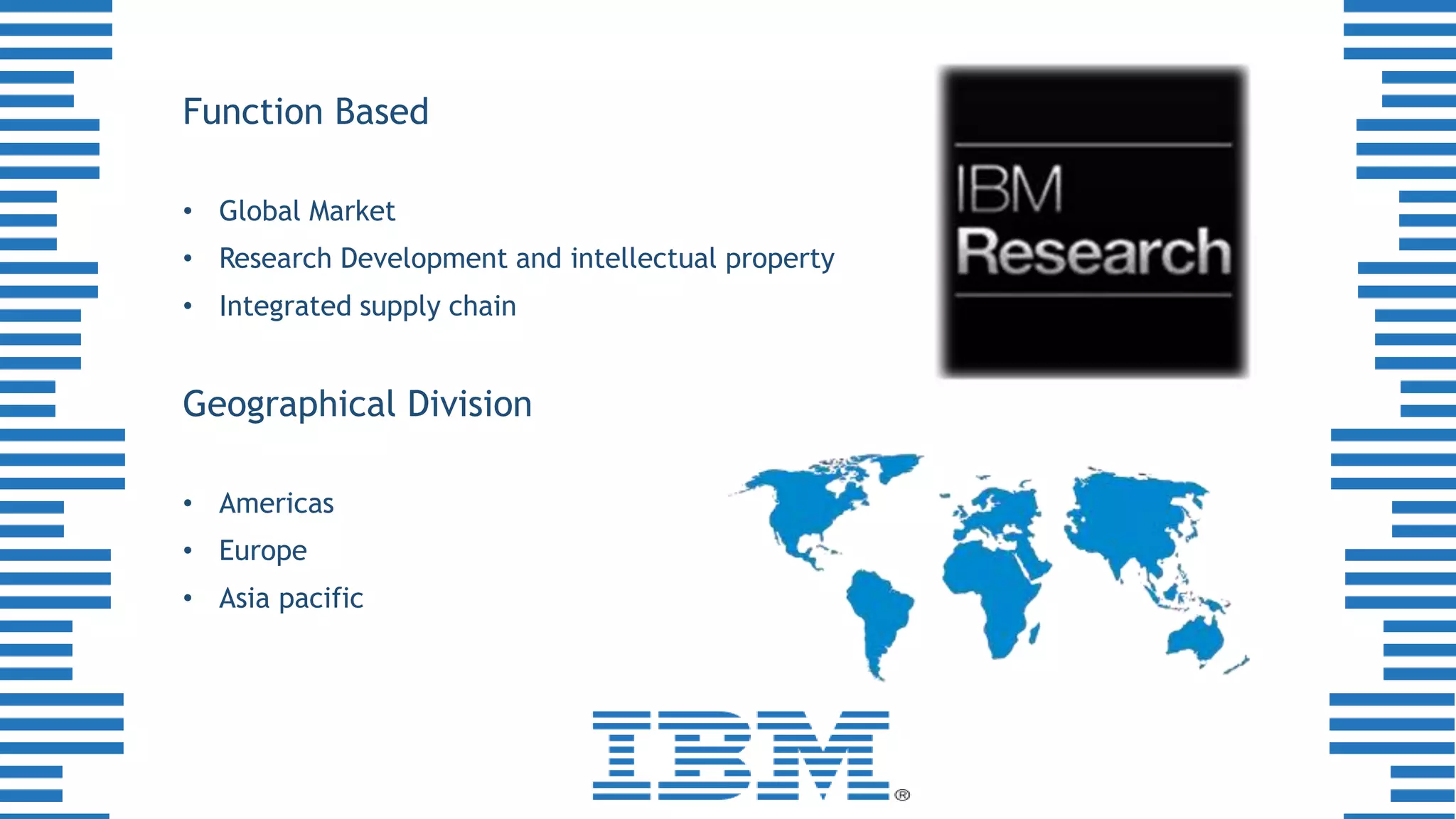 Organizational Structure of IBM | PPTX