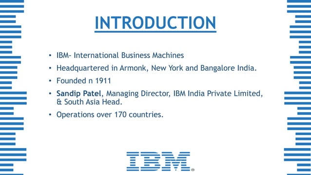 Organizational Structure of IBM
