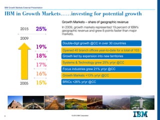 IBM Growth Markets | PDF