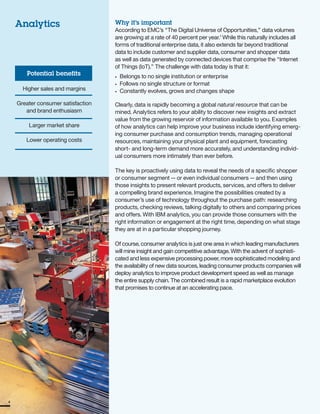 IBM Guide to Consumer Products Industry Technology Trends | PDF