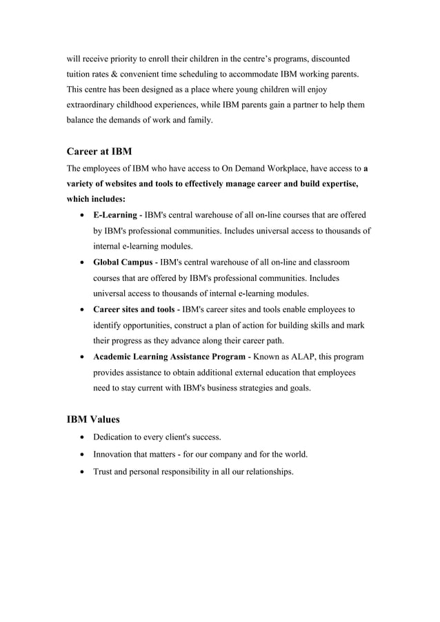 IBM India - HR practices | DOC