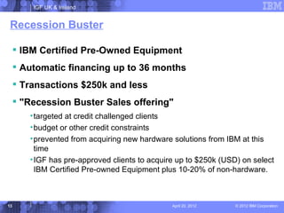 IBM Global Financing | PPT | Business Loans | Business Banking & Finance