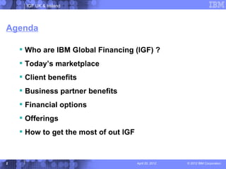IBM Global Financing | PPT | Business Loans | Business Banking & Finance