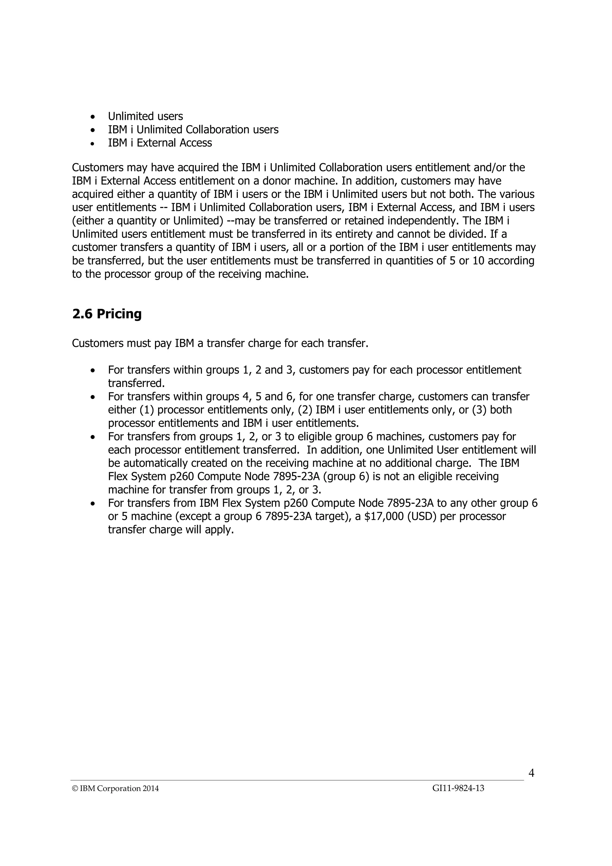 IBMi License Transfer Guide (EN) | PDF