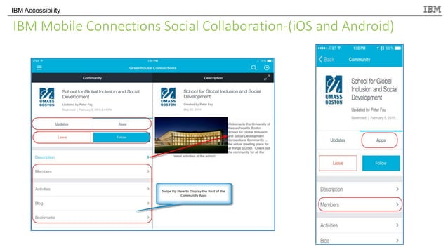 IBM Inclusive Social Learning - Educause 2015 | PPTX