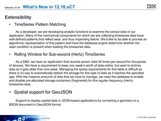 IBM Informix - What's new in 12.10.xc7