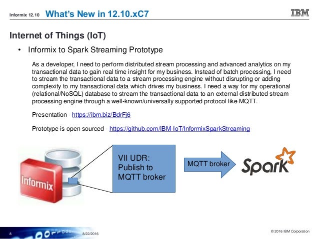 IBM Informix - What's new in 12.10.xc7