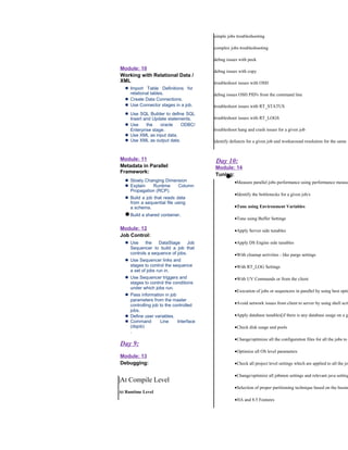 Online Datastage Training | PDF