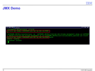 Administration APIs: REST and JMX for IBM InfoSphere Streams V4.0 | PPT