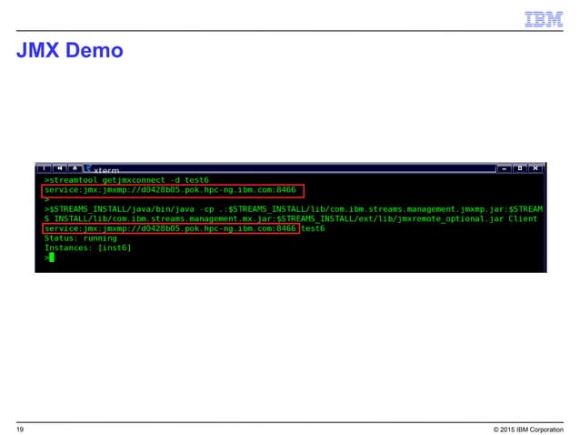 Administration APIs: REST and JMX for IBM InfoSphere Streams V4.0 | PPT